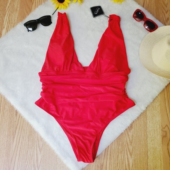 Zaful Swim Nwt Zaful Tummy Concealing Pin Up Girl Swimsuit Poshmark